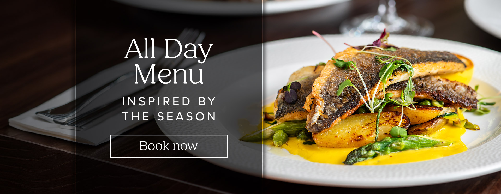Dinner Menu & Prices | All Day Dining at The Pine Marten Harrogate